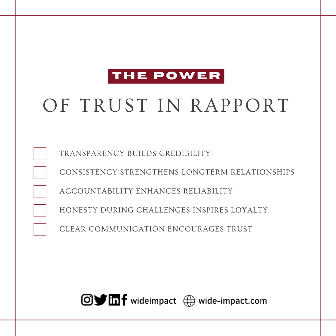 Rapport Made Easy. Principles, Techniques, and Steps - Wide Impact